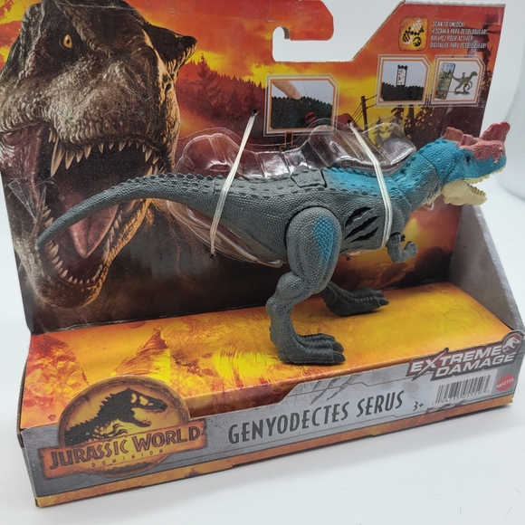 Mattel | Toys | Jurassic World Dominion Extreme Damage Genyodectes ...